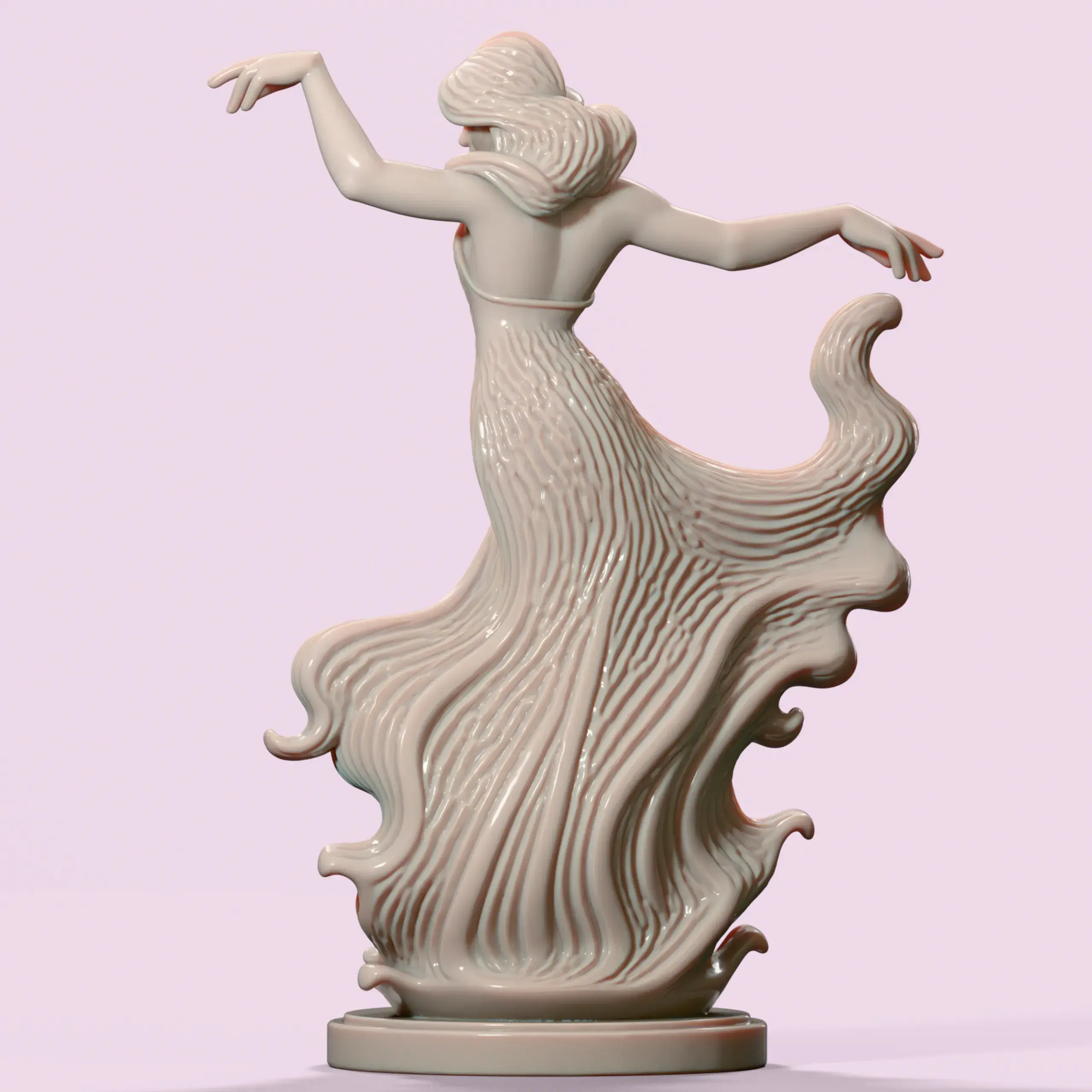 3D Printer Files | 3MF File | Dancing Woman | Creality Cloud