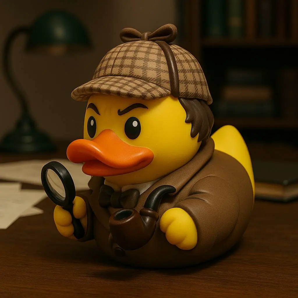 Characters & Creatures STL Download - Rubber Duck - Sherlock Holmes ...