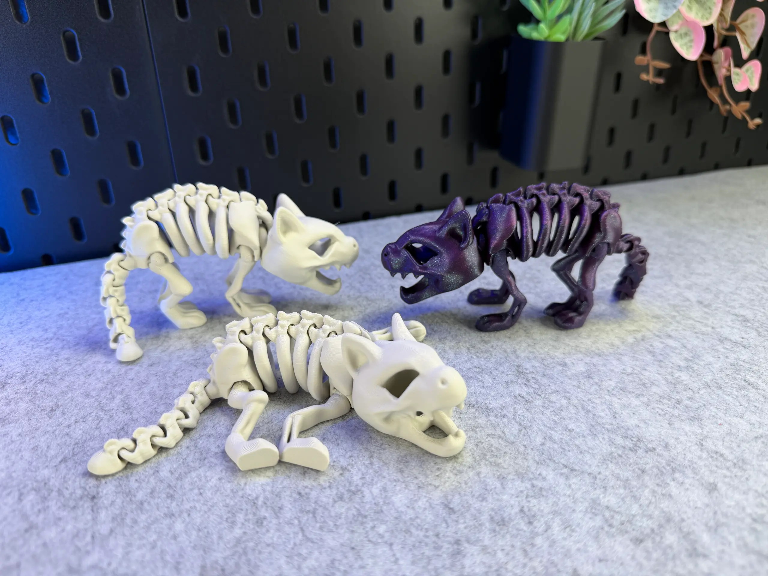 3D Printer Files | 3MF File | Articulated Skeleton Cat | Creality Cloud
