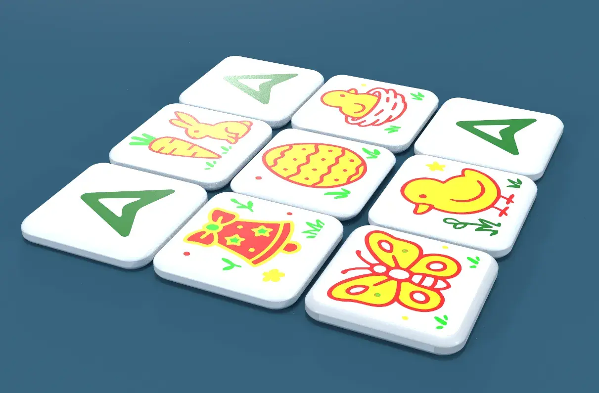 3D Printer Files | 3MF File | Easter Themed Memory Card Game | Creality ...