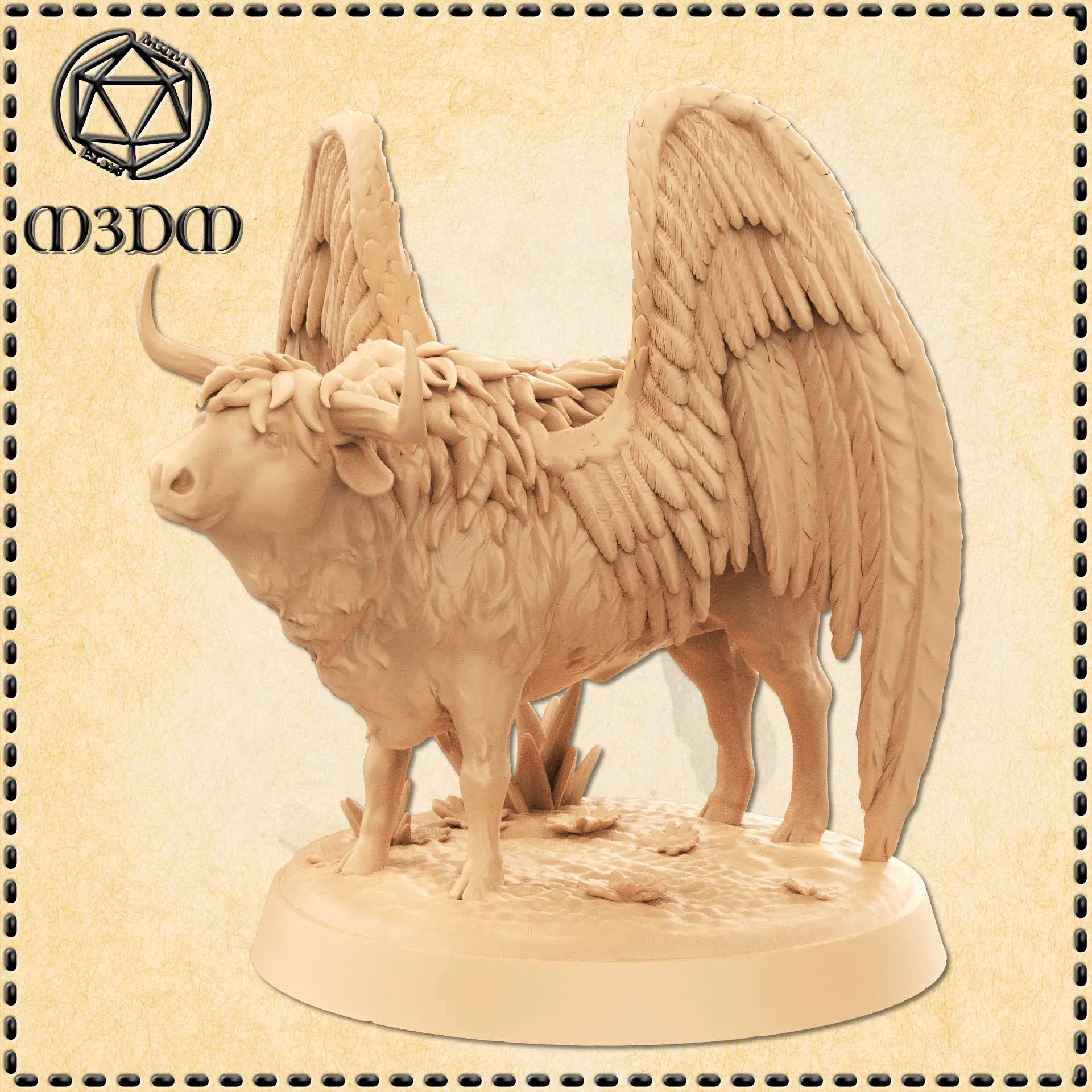 Characters & Creatures STL Download - Highland Cow with and without ...