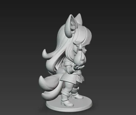 Characters & Creatures STL Download - Fire Girlby The calm moon