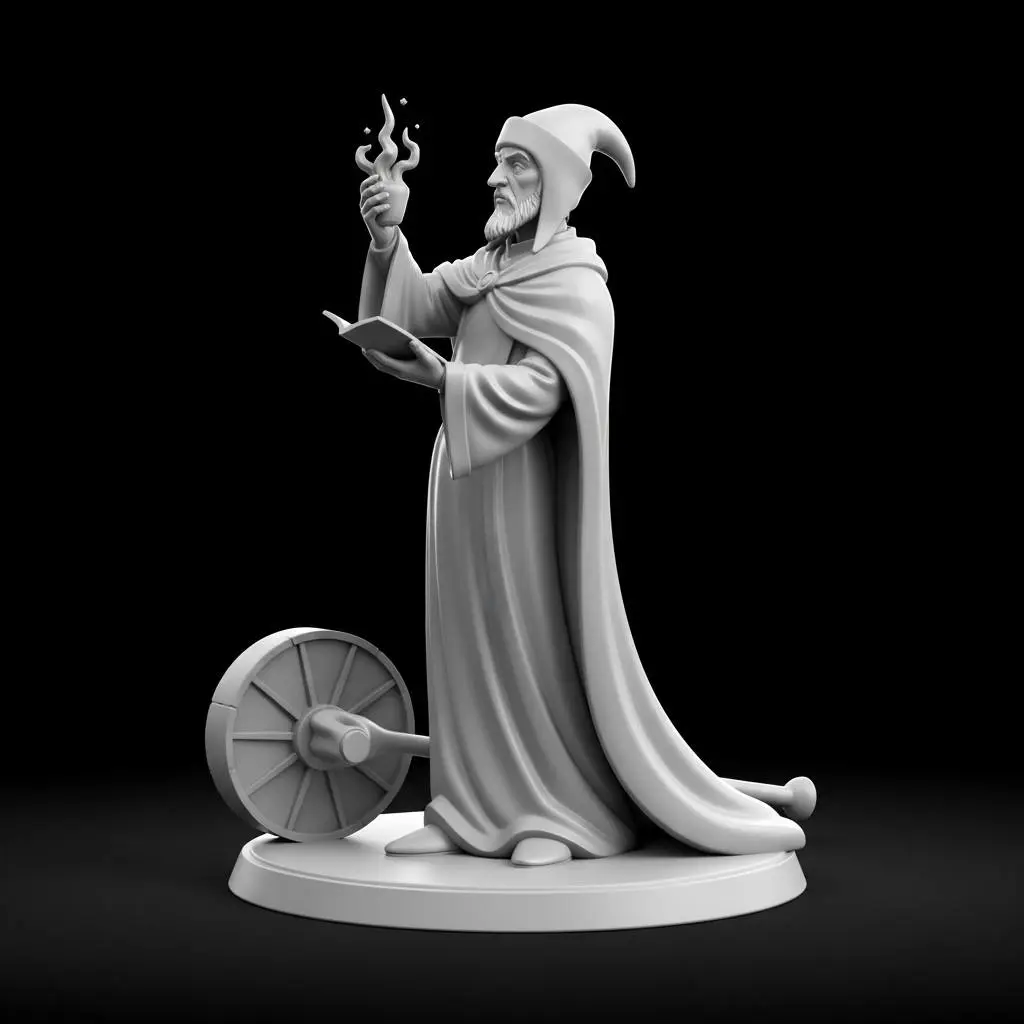 3D Printer Files | 3MF File | Merlin l'enchanteur | Creality Cloud