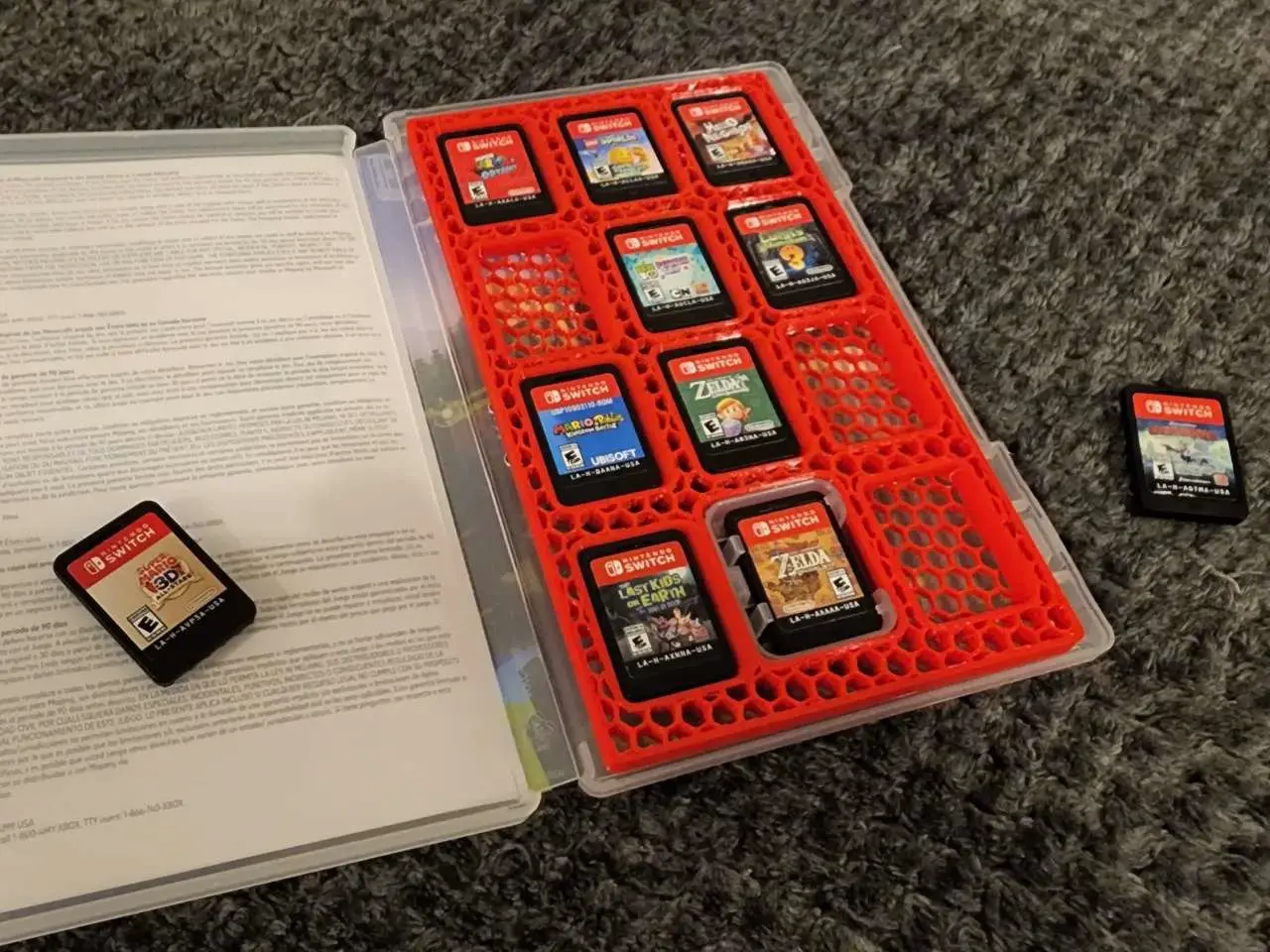 3D Printer Files | 3MF File | Nintendo Switch Cartridge holder/insert | Creality Cloud