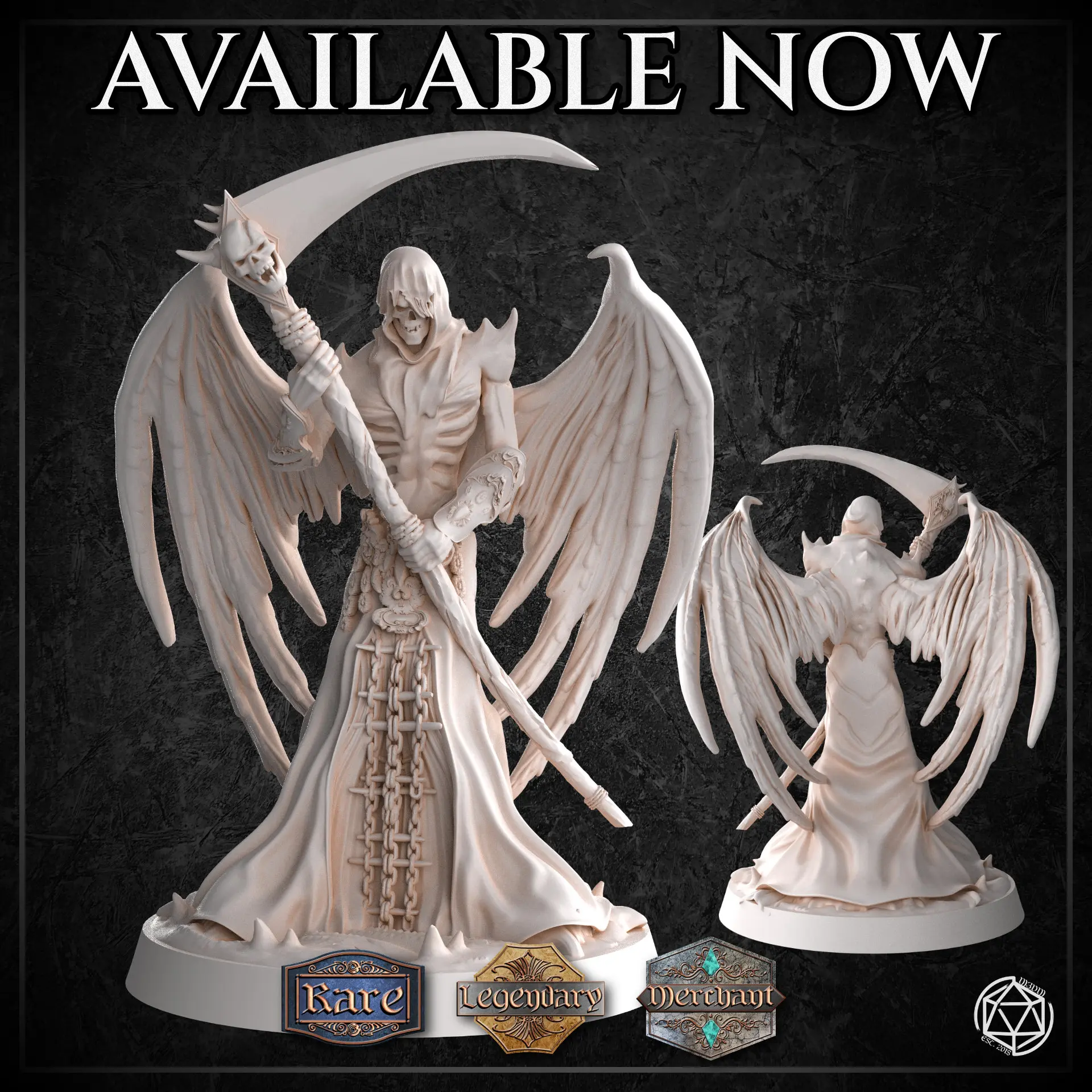 Characters & Creatures STL Download - Arch Grim Reaper (Casual)by M3DM