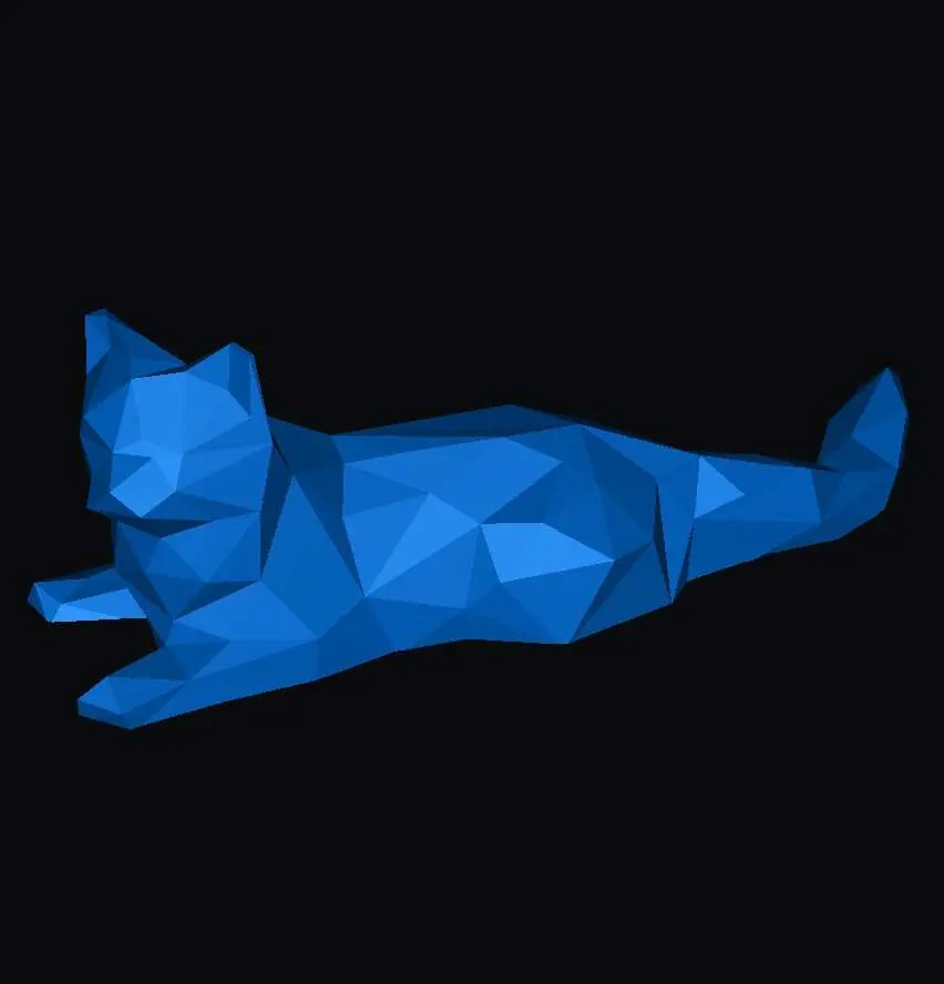 Characters & Creatures STL Download - low poly catby user7696724760