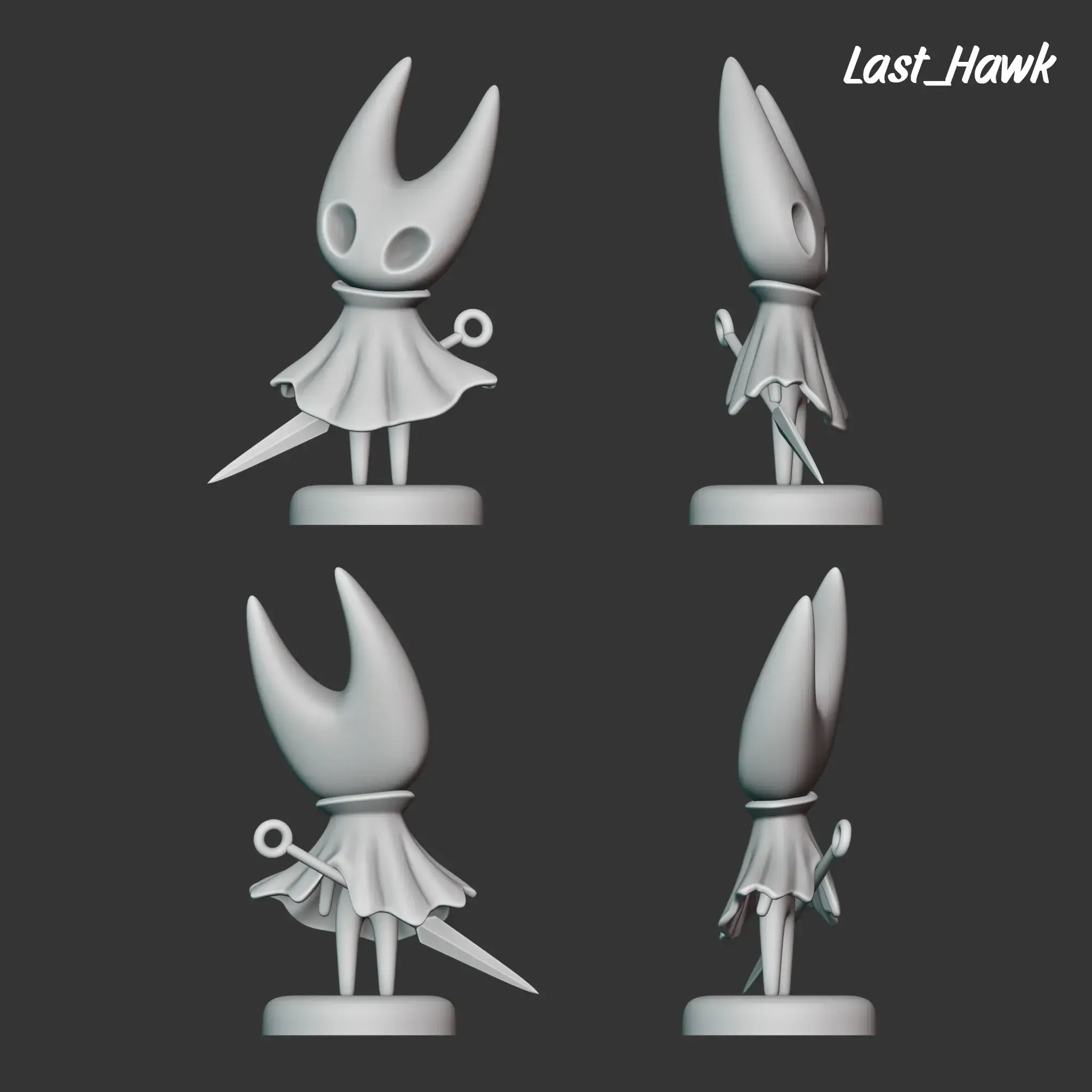 Archivos de impresora 3D | Archivo 3MF | Hornet Hollow Knight ...