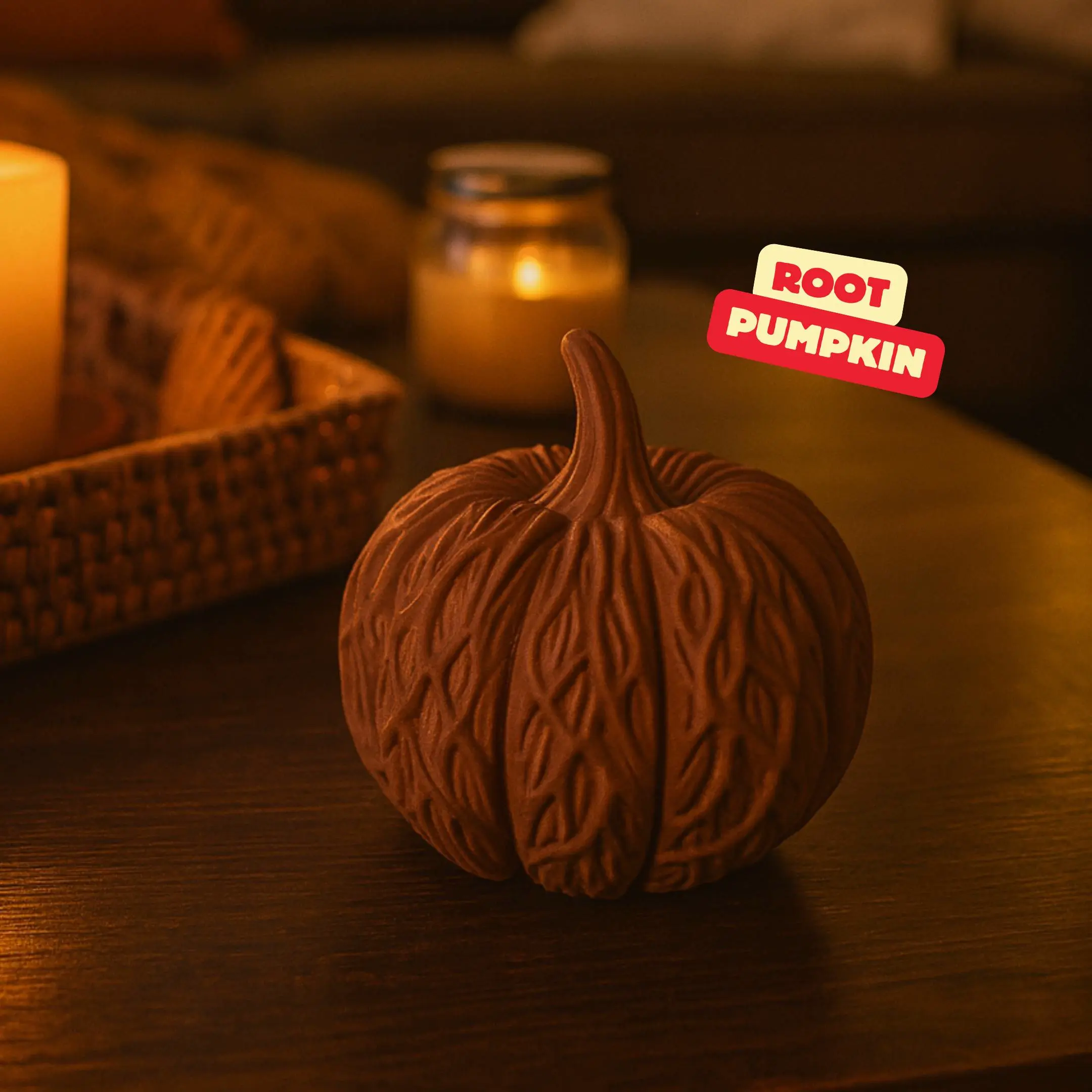 Home Decorations & Ornaments STL Download - ROOT PUMPKINby Sektor 7 Studios