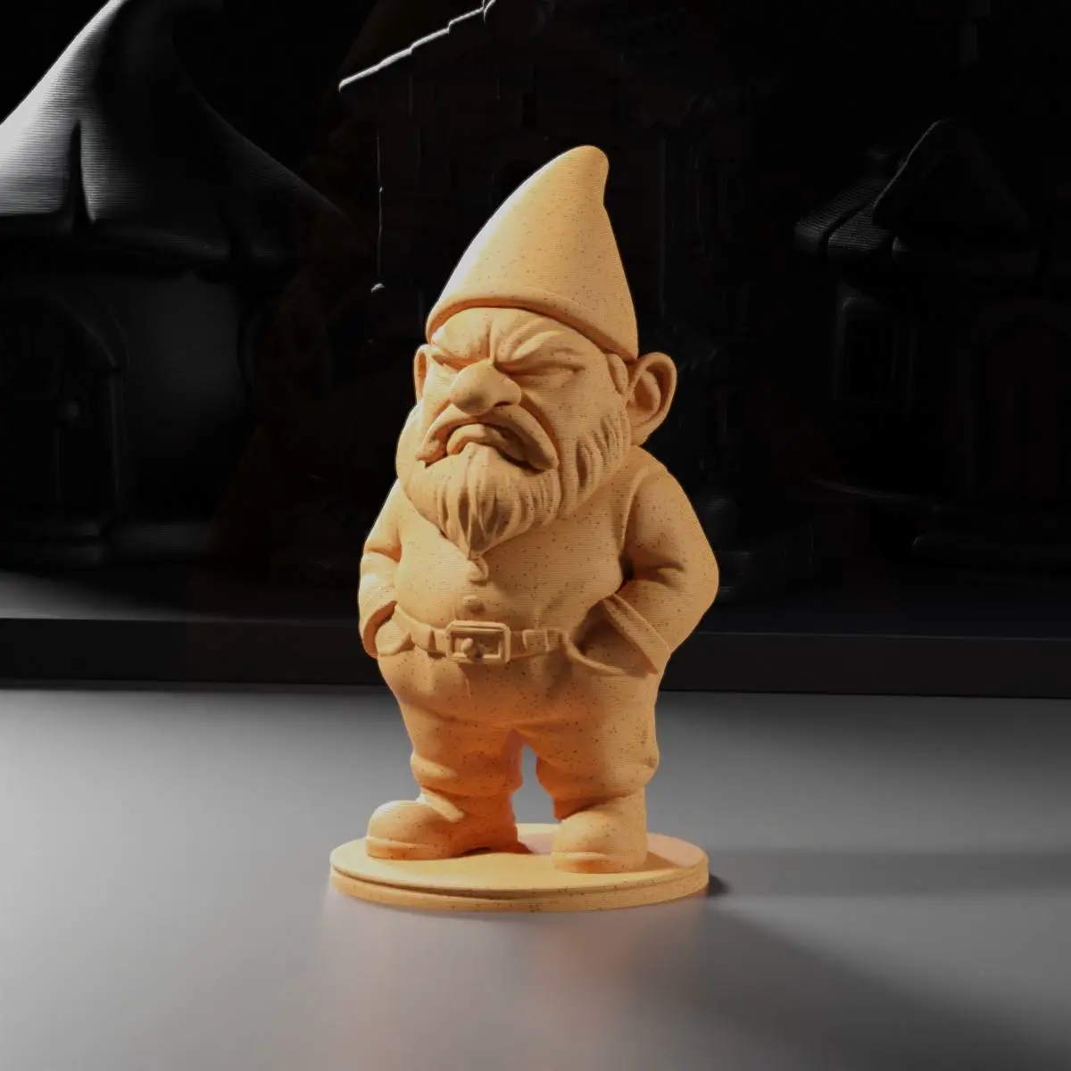 3D Printer Files | 3MF File | Grumpy Garden Gnome | Creality Cloud