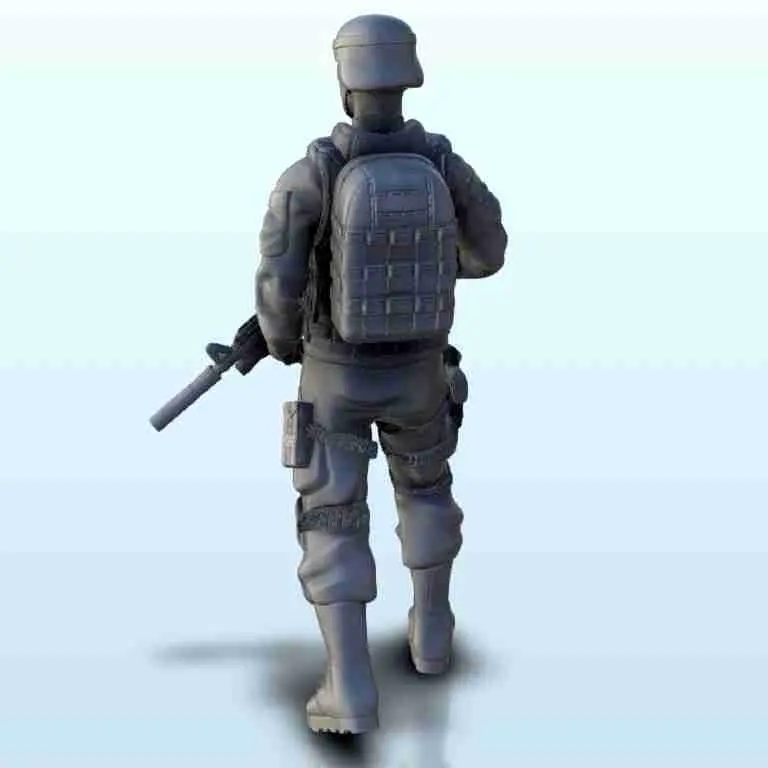 Other STL Download - Modern US soldier walking - miniatures scenery ...
