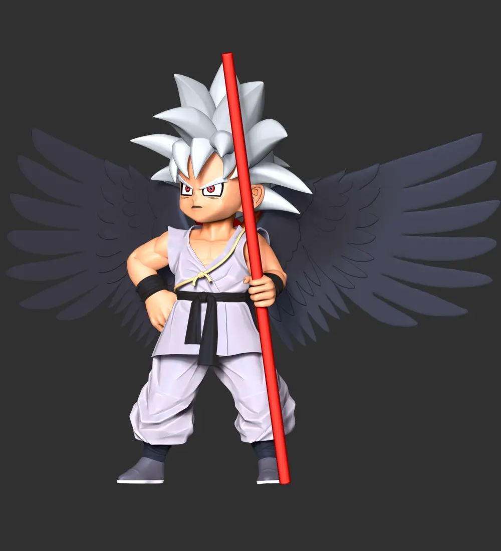 Characters & Creatures STL Download - Goku Seraphim - Dragon Ballby ...
