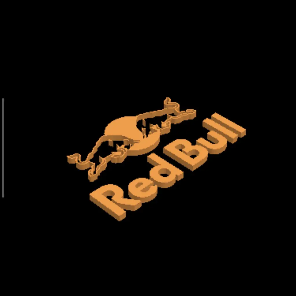 Other STL Descarga - Red Bull logo - Epic 3D Studio