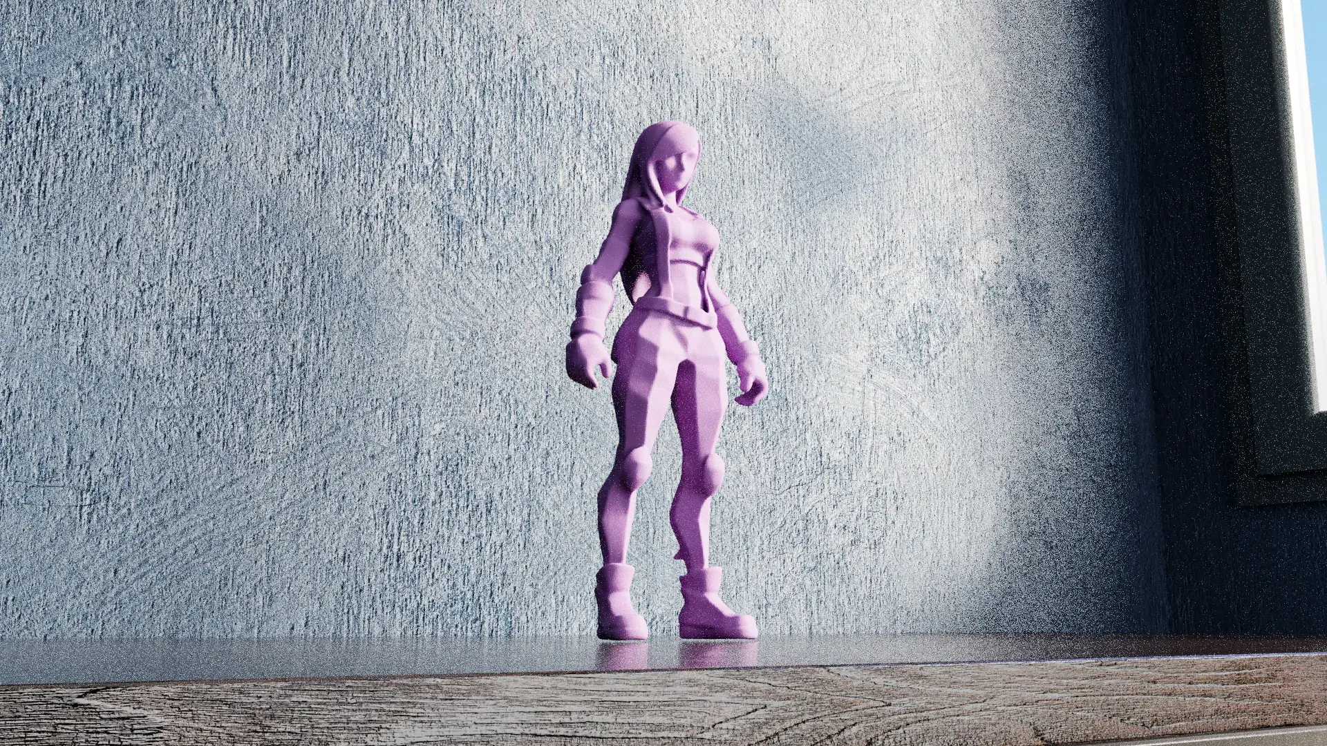 3D Printer Files | 3MF File | Low Poly Tifa Lockhart | Creality Cloud