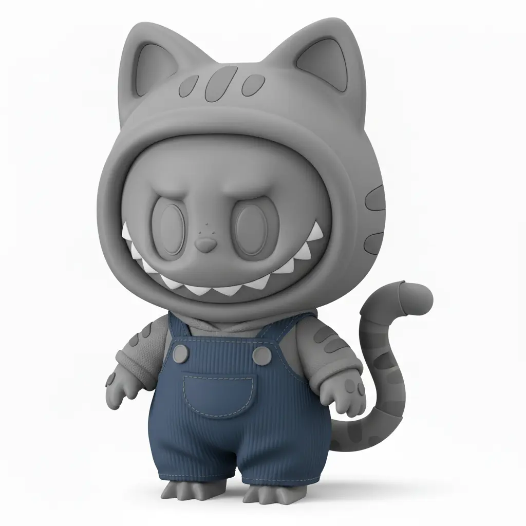 무료Characters & CreaturesSTL 다운로드 -CAT LABUBU - ABDULLAH ALAN