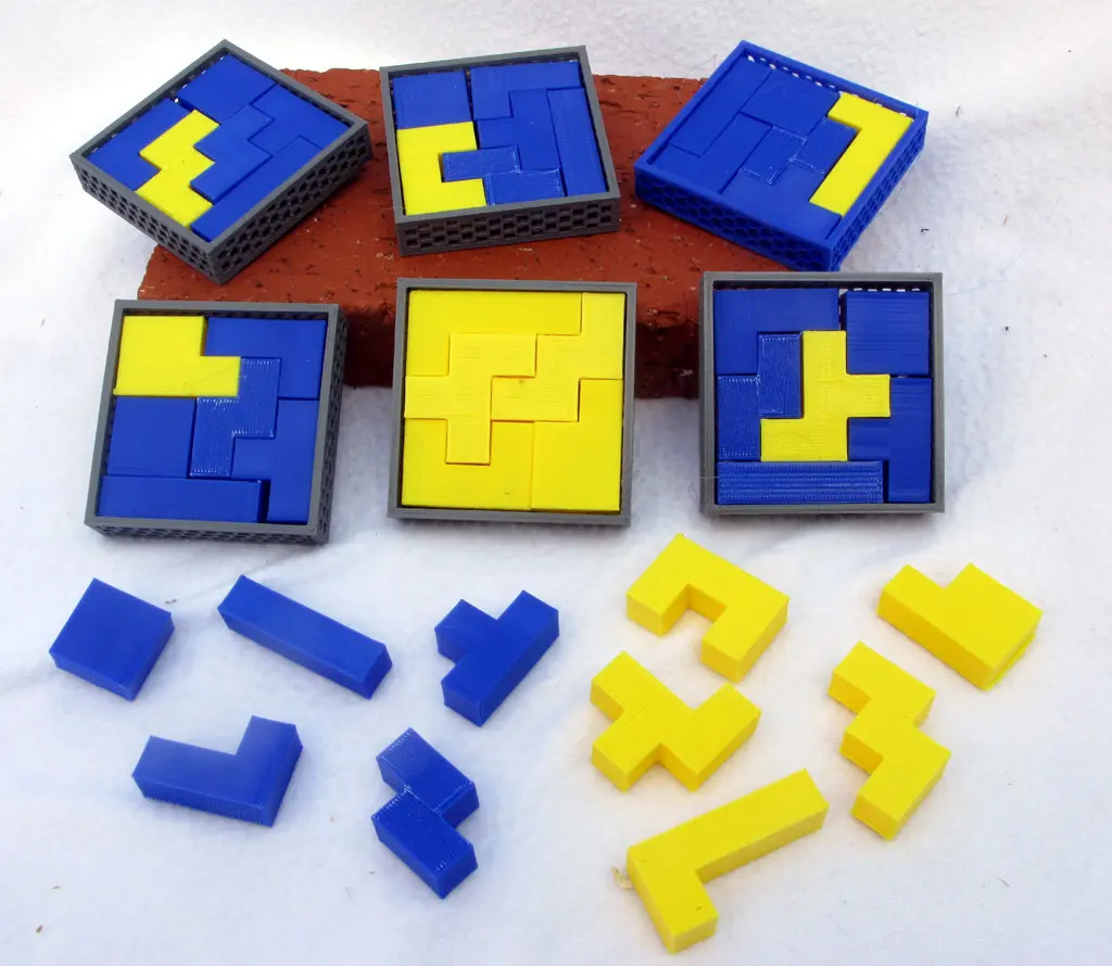 gratuita Board Games & Card Games STL Descarga - Seis rompecabezas ...