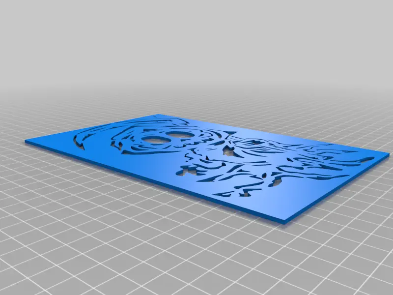 Free Characters & Creatures STL Download - Grim Reaper stencil 13by SMT_M 🦊