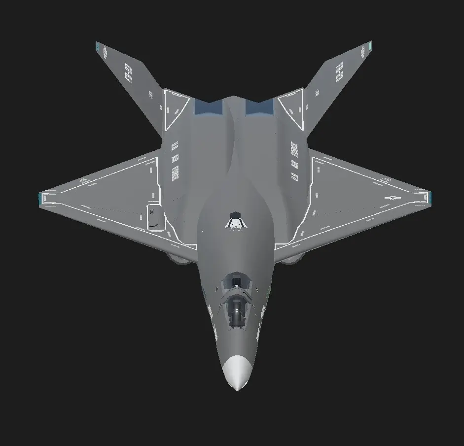 Vehicles & Machinery STL Download - Northrop F/B-23 Rapid Theater ...