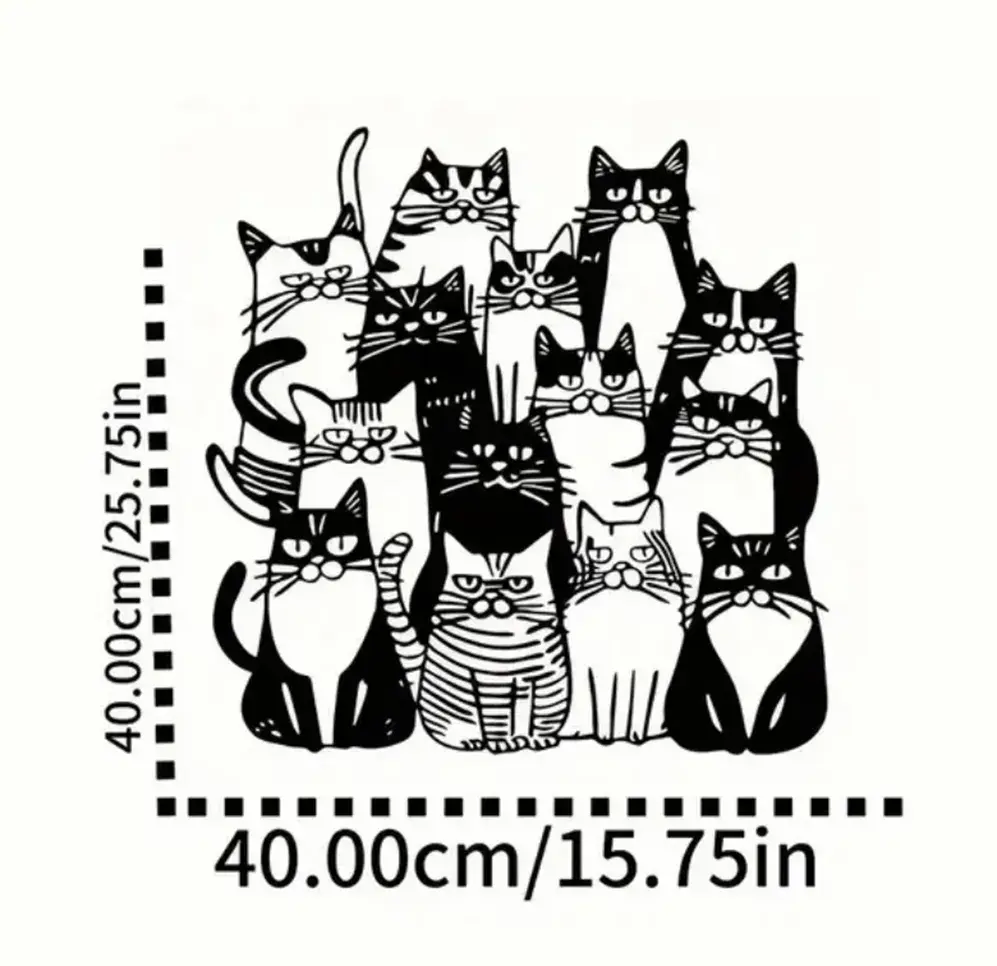 3D Printer Files | 3MF File | Cats Pack - Wall Decoration | Creality Cloud