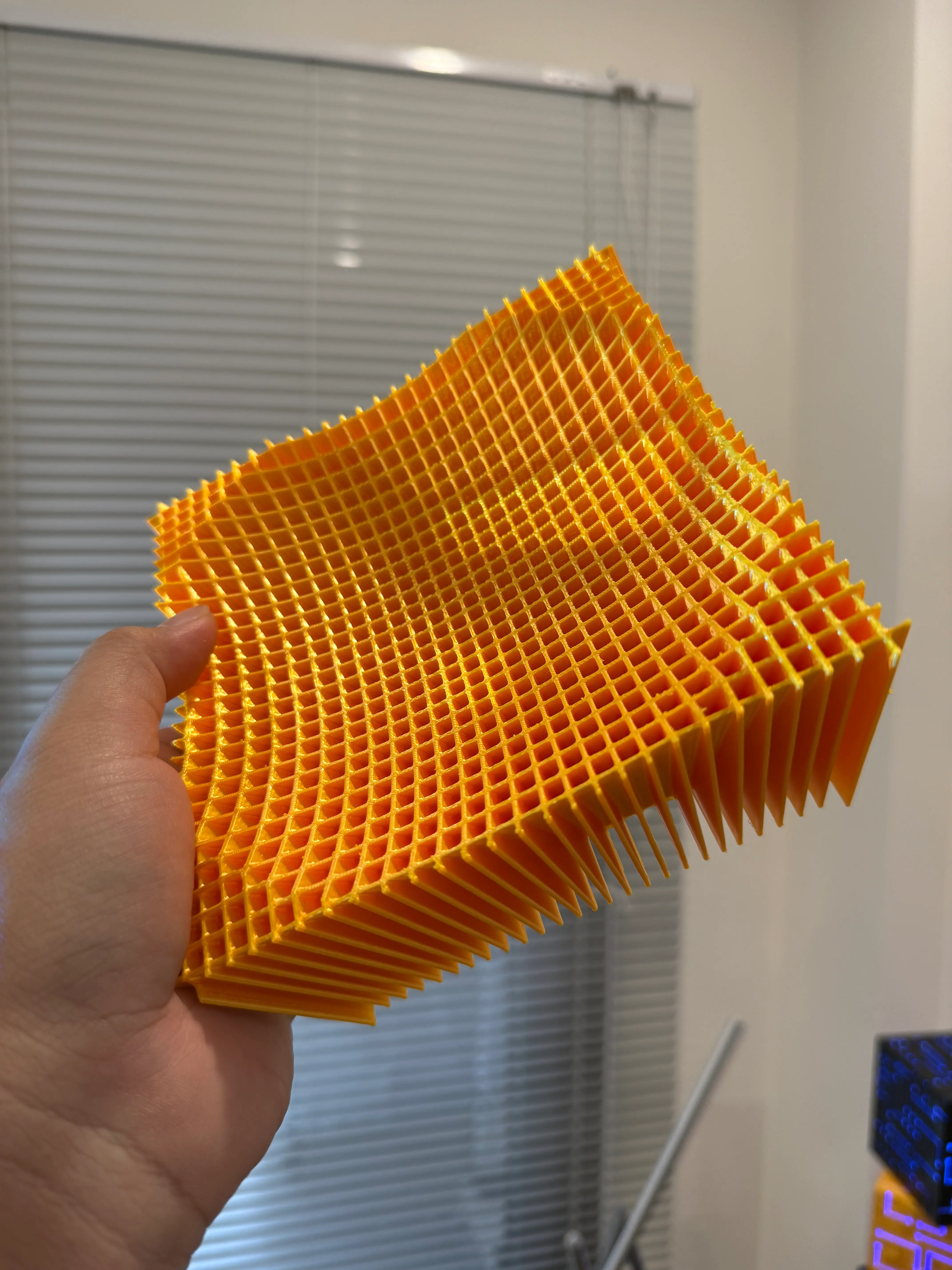 3D Printer Files | 3MF File | Corruga Square Dish – Modern Desk ...