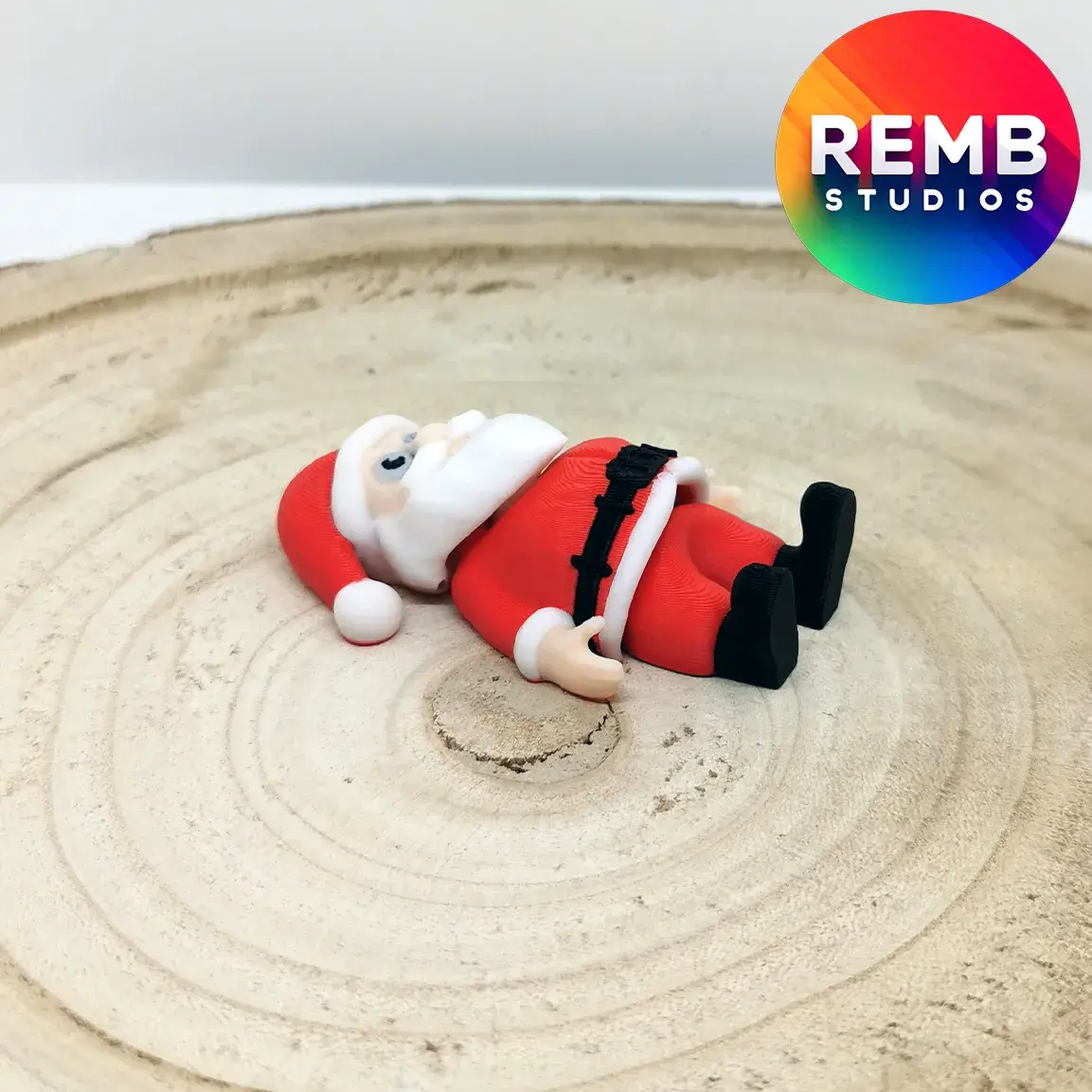 3D Printer Files | 3MF File | Flexi Mini Santa | Print in Place | NO ...