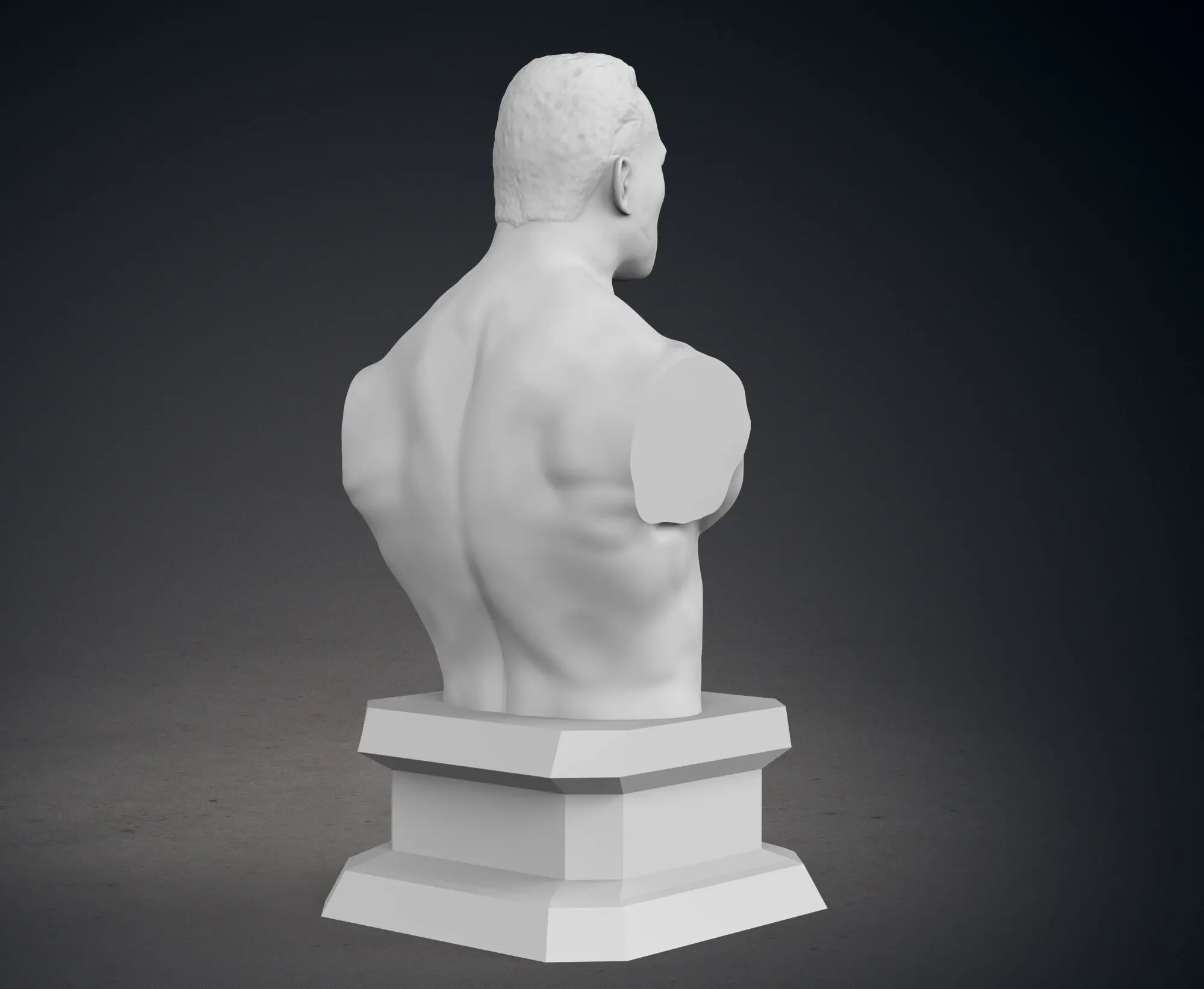 Sculptures & Artworks STL Download - THE ROCK BUST - CLASSIC VERSIONby ...