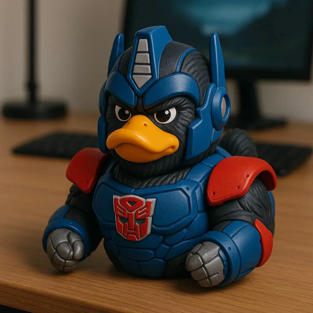 Characters & Creatures STL Download - Rubber Duck - Optimus Primal ...