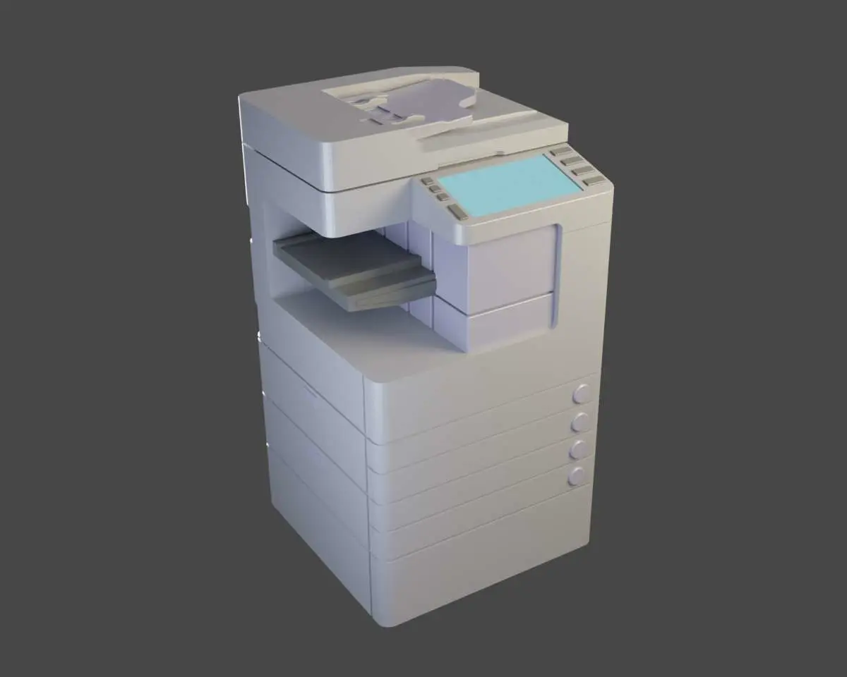 3D Printer Files | 3MF File | Photocopy Machine Miniature | Creality Cloud