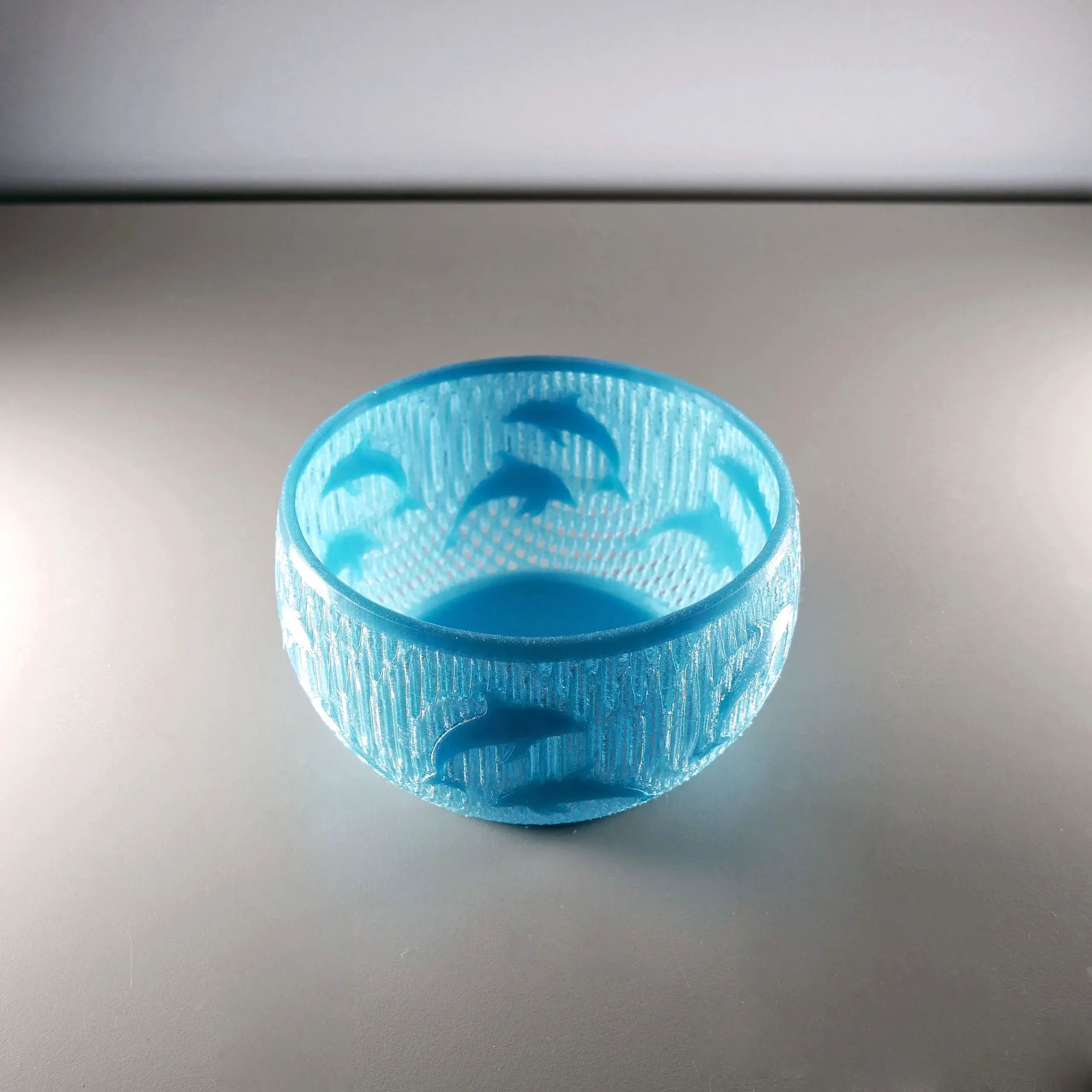 3D Printer Files | 3MF File | Infill Dolphin Bowl | Creality Cloud