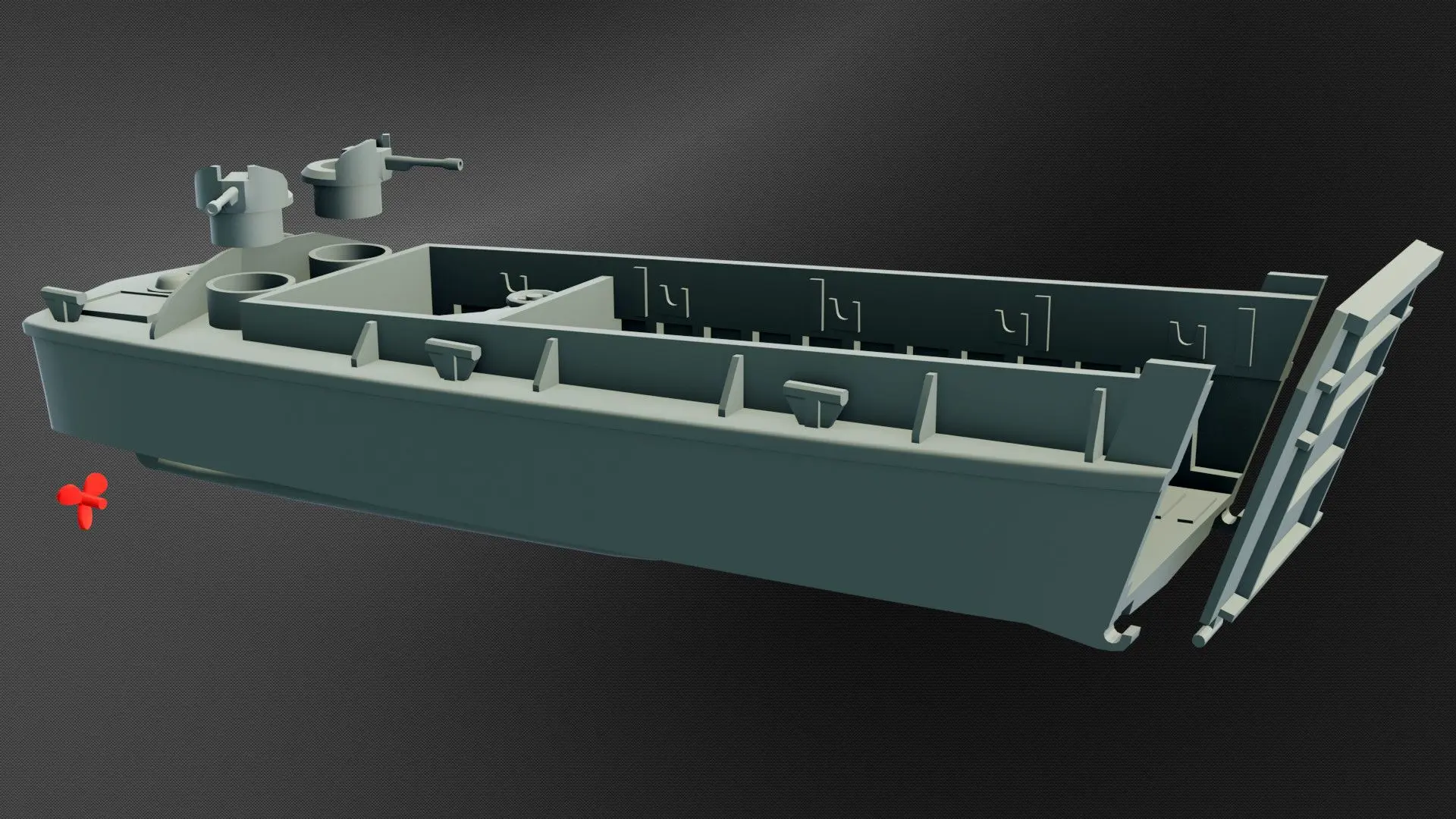 Other STL Download - LCVP 'Higgins' Boat (US, WW2)by Wargame3D