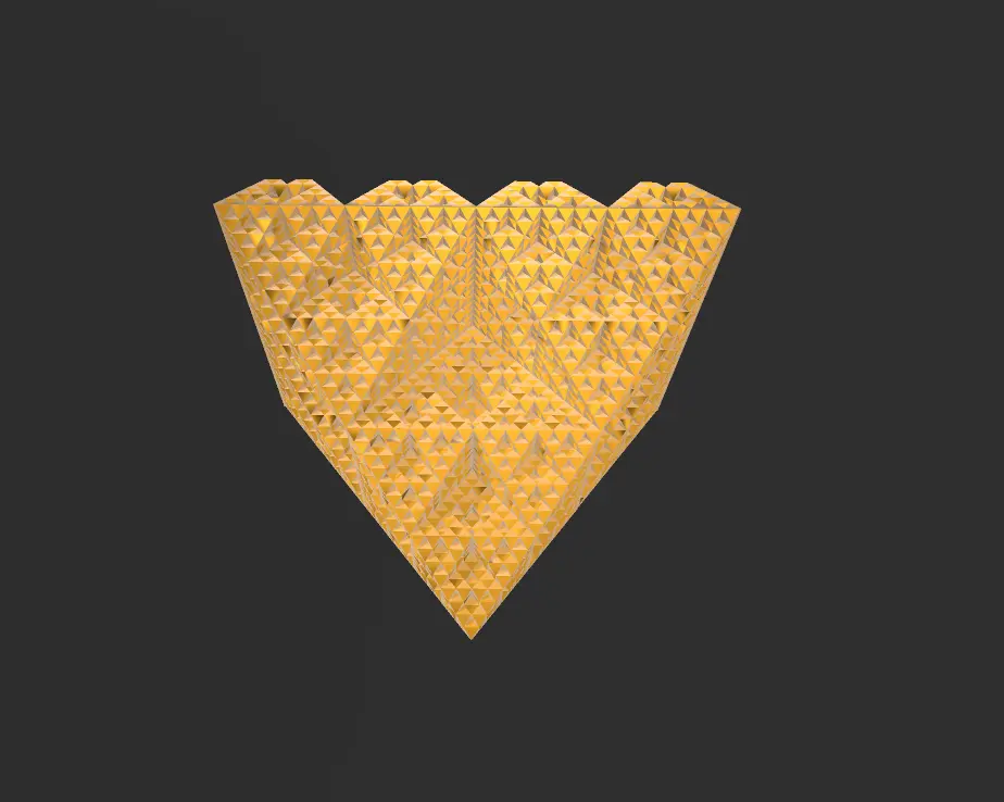 Digital Art STL Download - fractal pyramid v2by Mr3DBeast