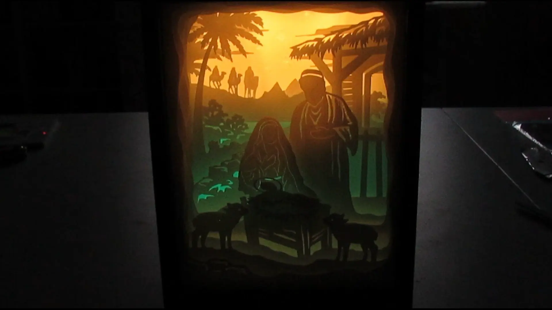 3D Printer Files | 3MF File | portal de belen lightbox (shadow box ...