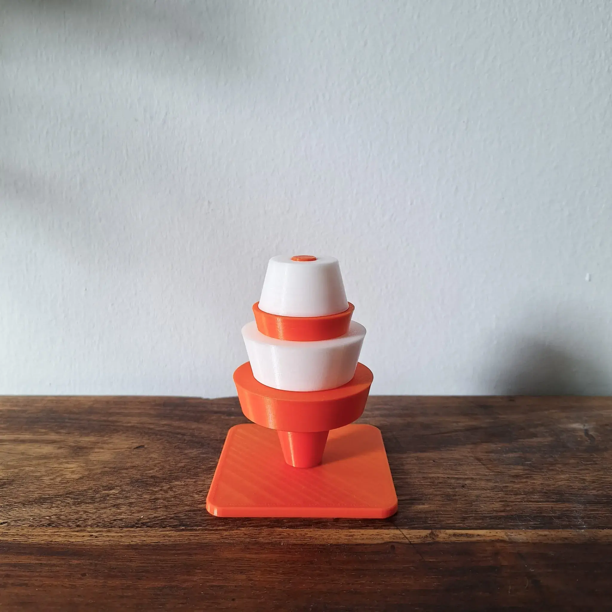 3D Printer Files | 3MF File | Traffic Cone: Stacking Toy | Creality Cloud