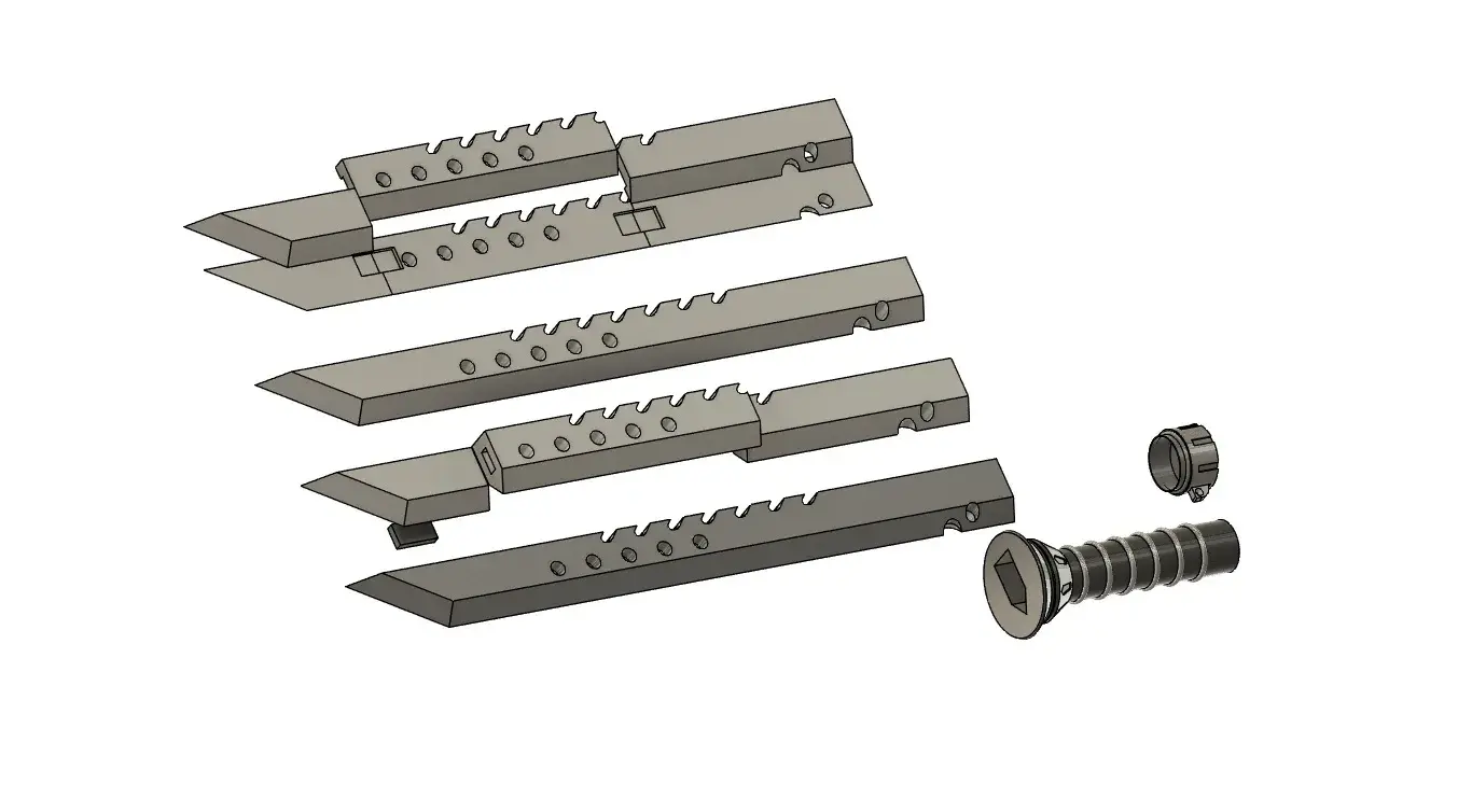 3D Printer Files | 3MF File | Catachan Mk IV Devil's Claw Sword ...
