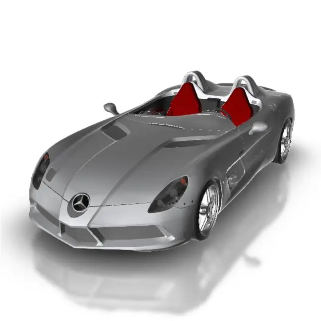 Vehicles & Machinery STL Download - Mercedes-Benz SLR 2010by 3DCARSALON