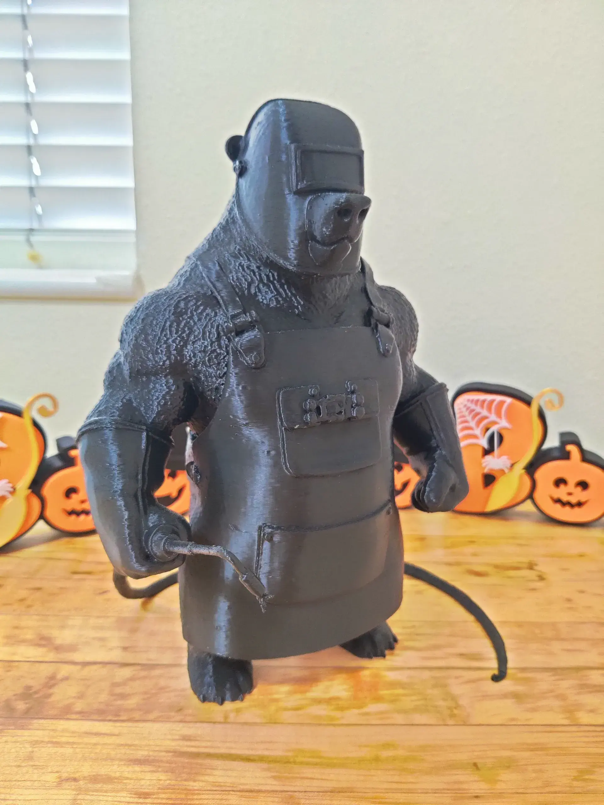 3D Printer Files | 3MF File | Welding Bear with Torch | Creality Cloud