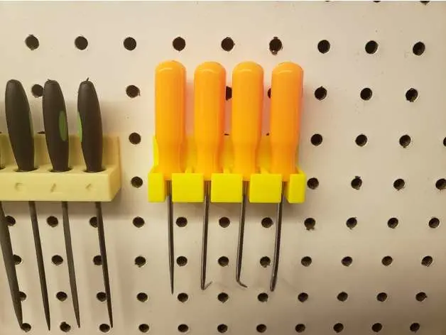 3D Printer Files | 3MF File | Peg Board Pick Set Holder | Creality Cloud