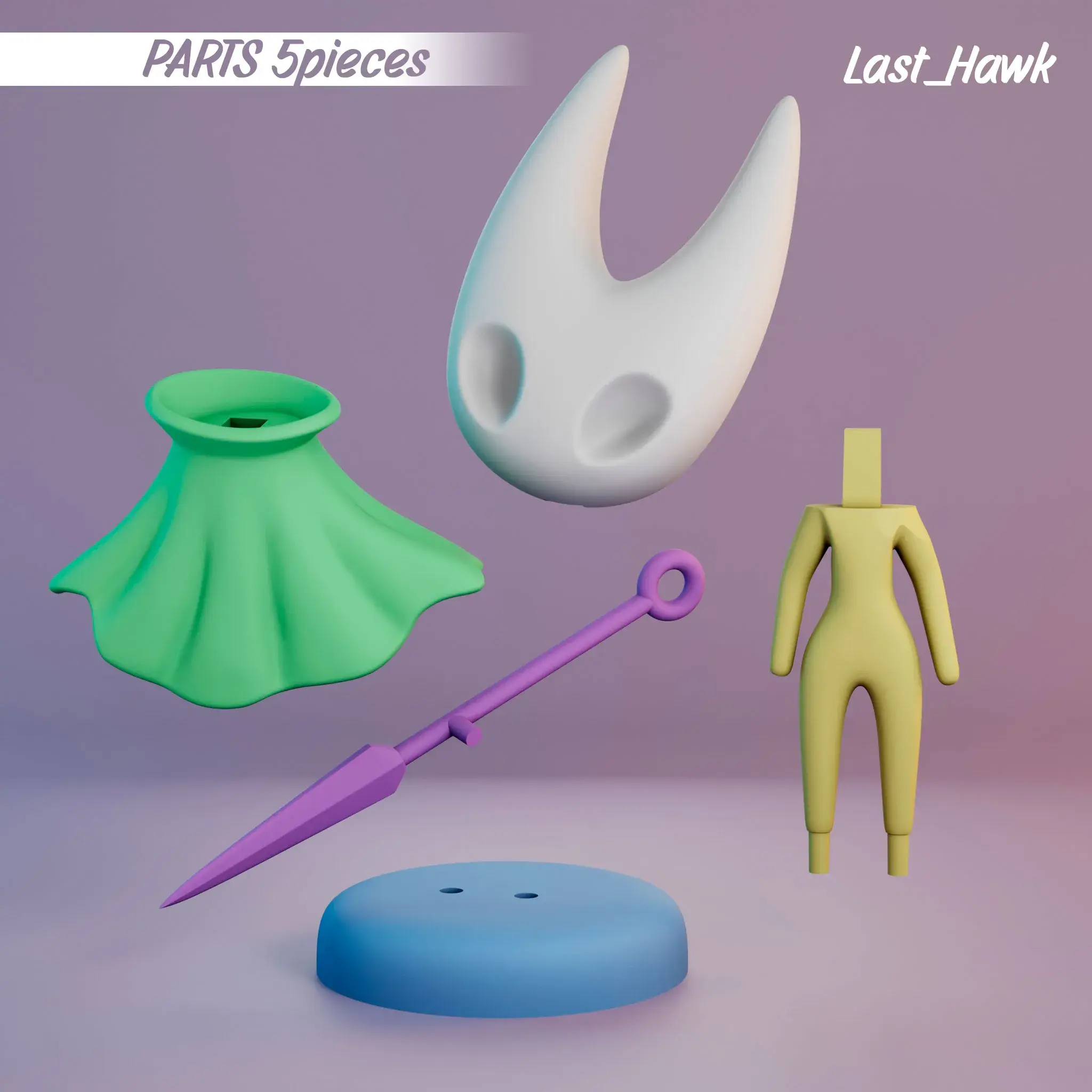 3D Printer Files | 3MF File | Hornet Hollow Knight | Creality Cloud