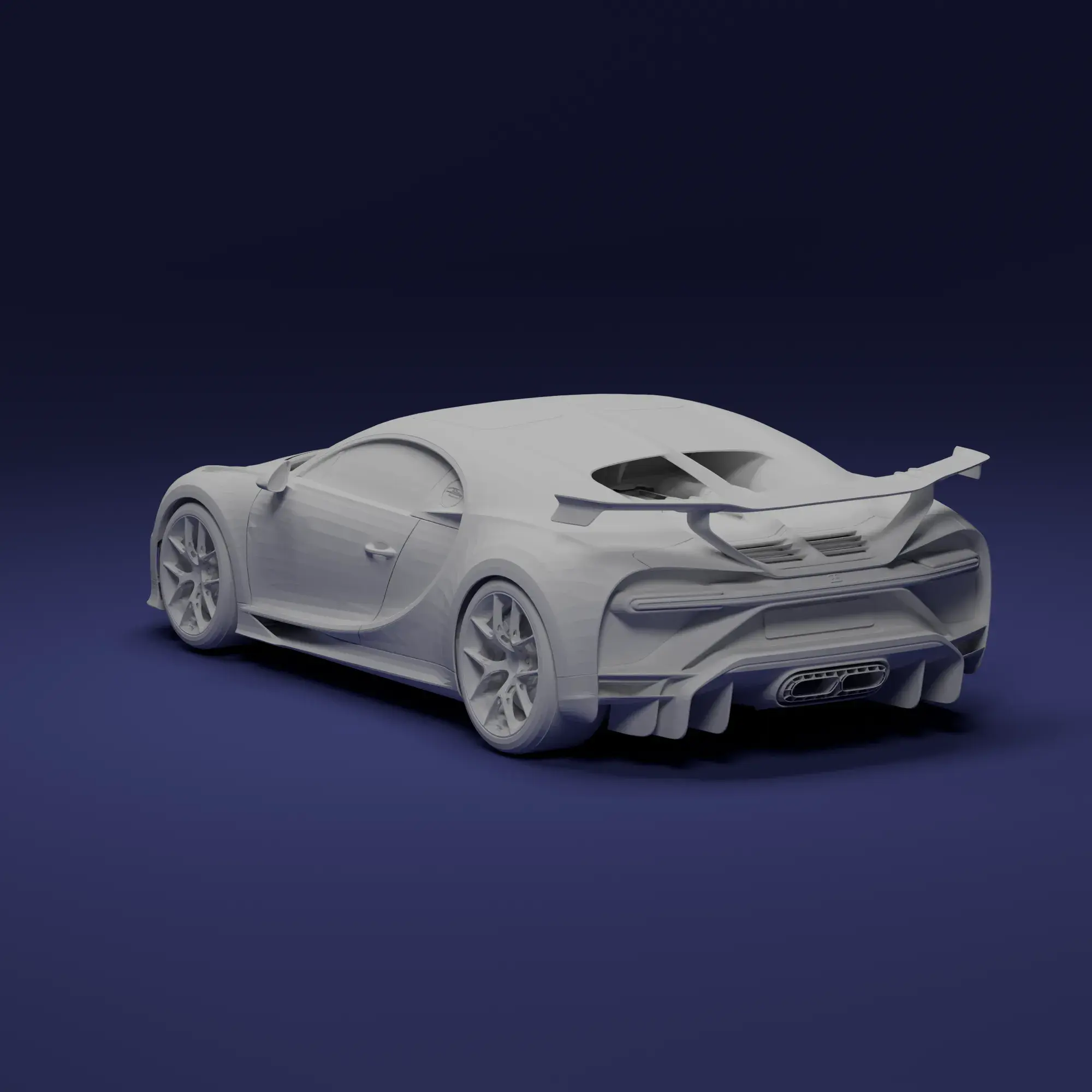3D Printer Files | 3MF File | Bugatti Chiron Pur Sport - FREE - 3D ...
