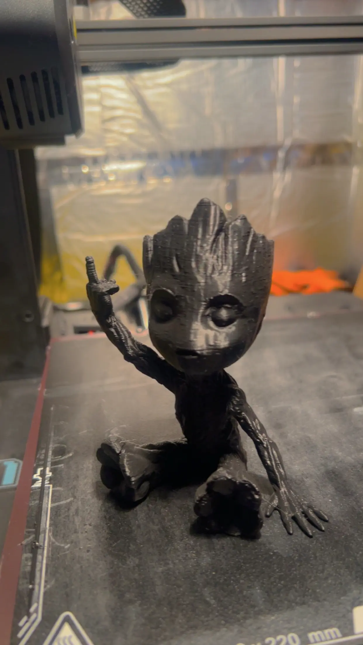 3D Printer Files | 3MF File | Groot Sticks The Finger | Creality Cloud