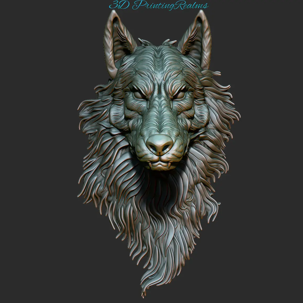 Other STL Download - Elder Wolf BUSTby 3DprintingRealms