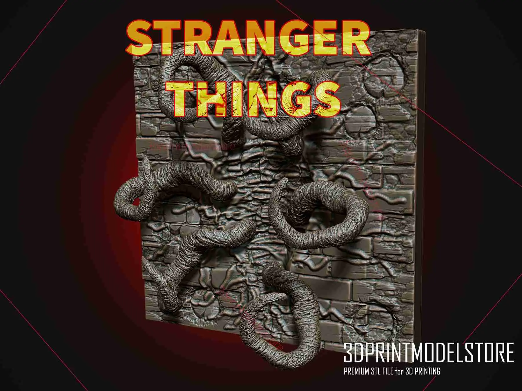 Characters & Creatures STL Download - Stranger Things Hole Monsterby ...
