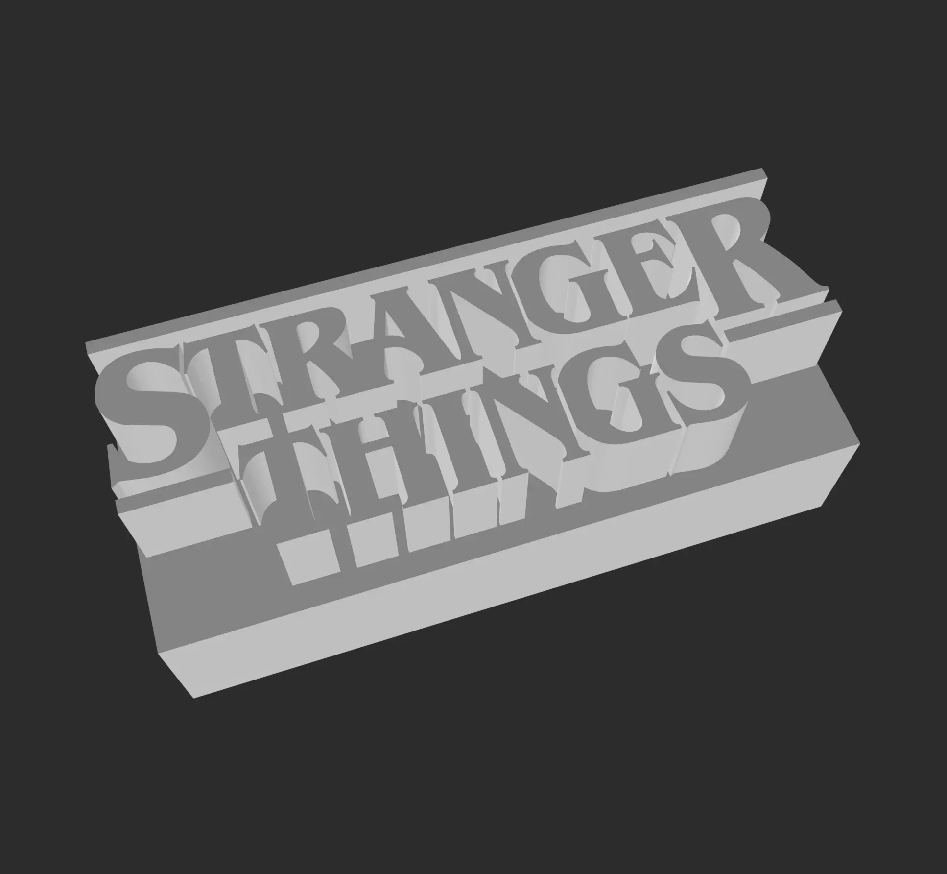 Digital Art STL Download - Stranger Thingsby NilsMatthias