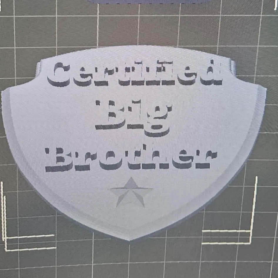 Other STL Download - Big Brother Badgeby 3D_Lokiinc