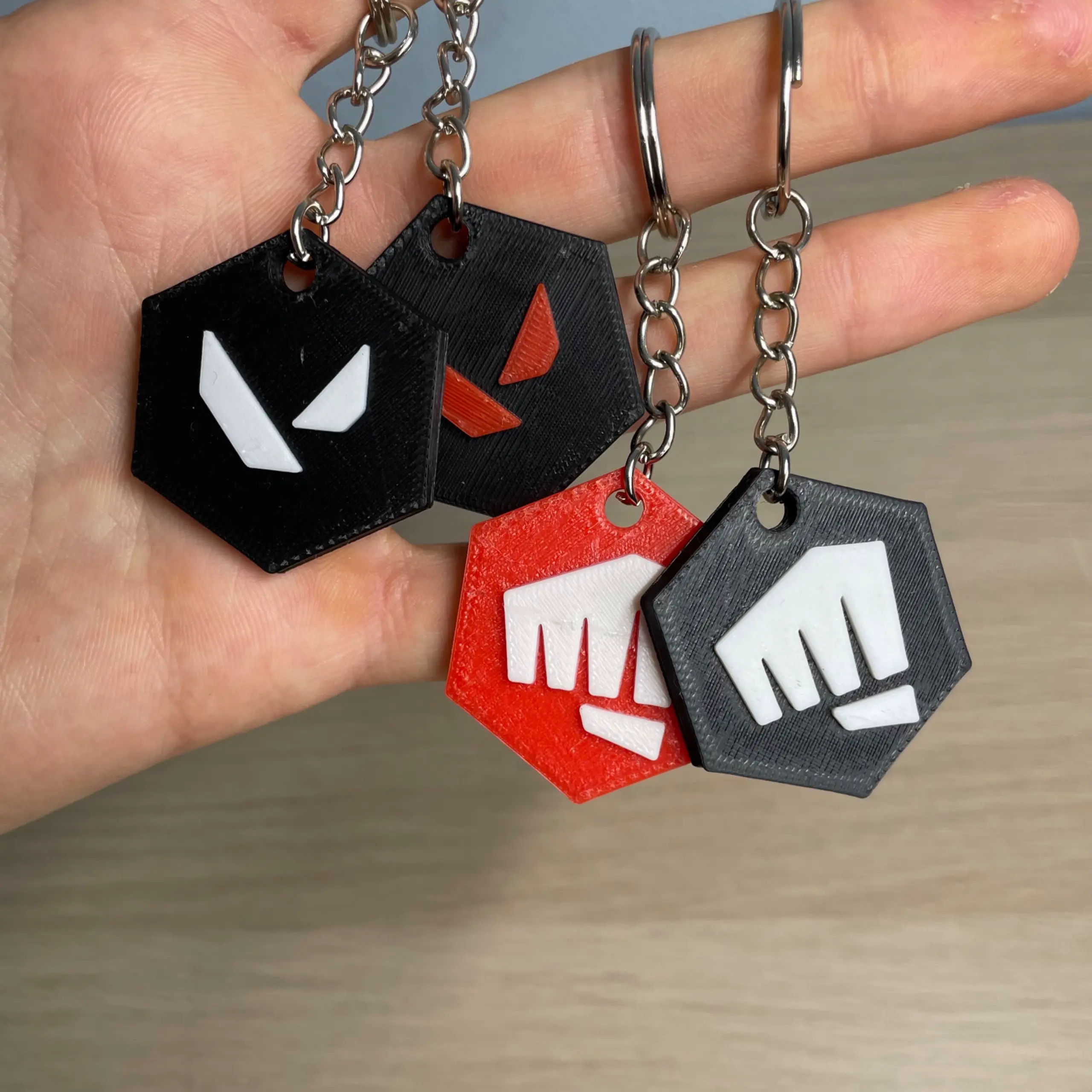 3D Printer Files | 3MF File | Valorant Inspired Keychains | Creality Cloud