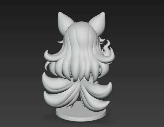 Characters & Creatures STL Download - Fire Girlby The calm moon
