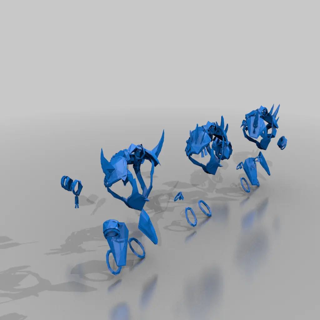 Free Other STL Download - horned one rider - lizardmen - accessories by ...