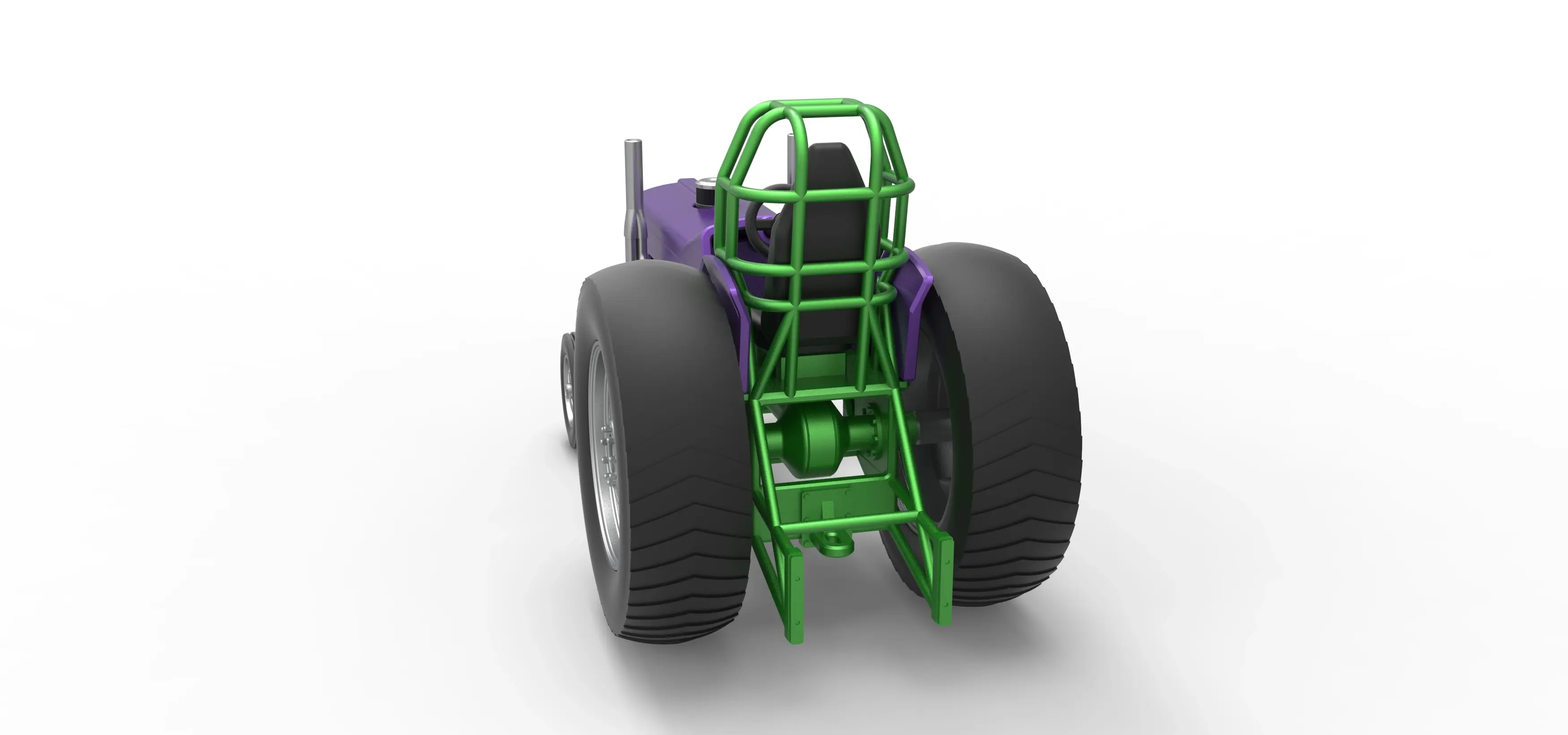 Other STL Download - Small block Pulling tractor Scale 1:25by 3DTechDesign