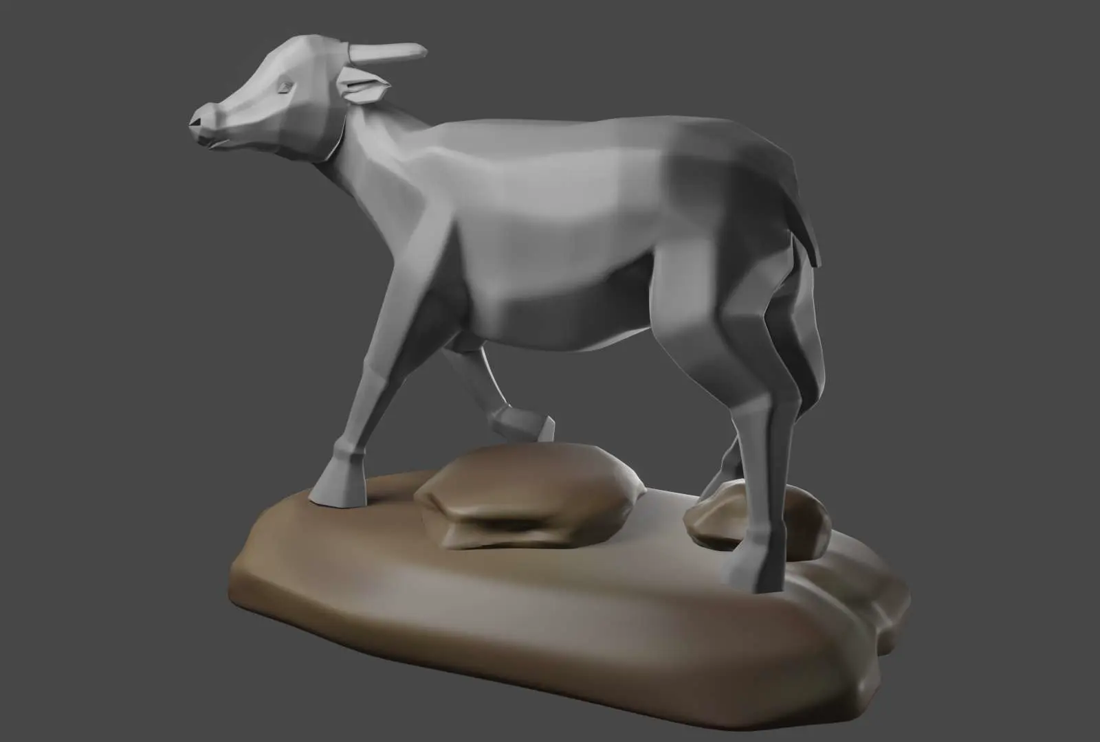 Characters & Creatures STL Download - Anoa Lowpoly 3D Modelby Toti ...