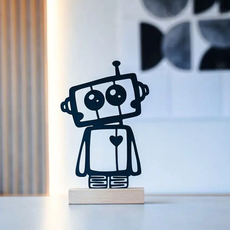 3D Printer Files | 3MF File | WallArt sweet Robot | Creality Cloud