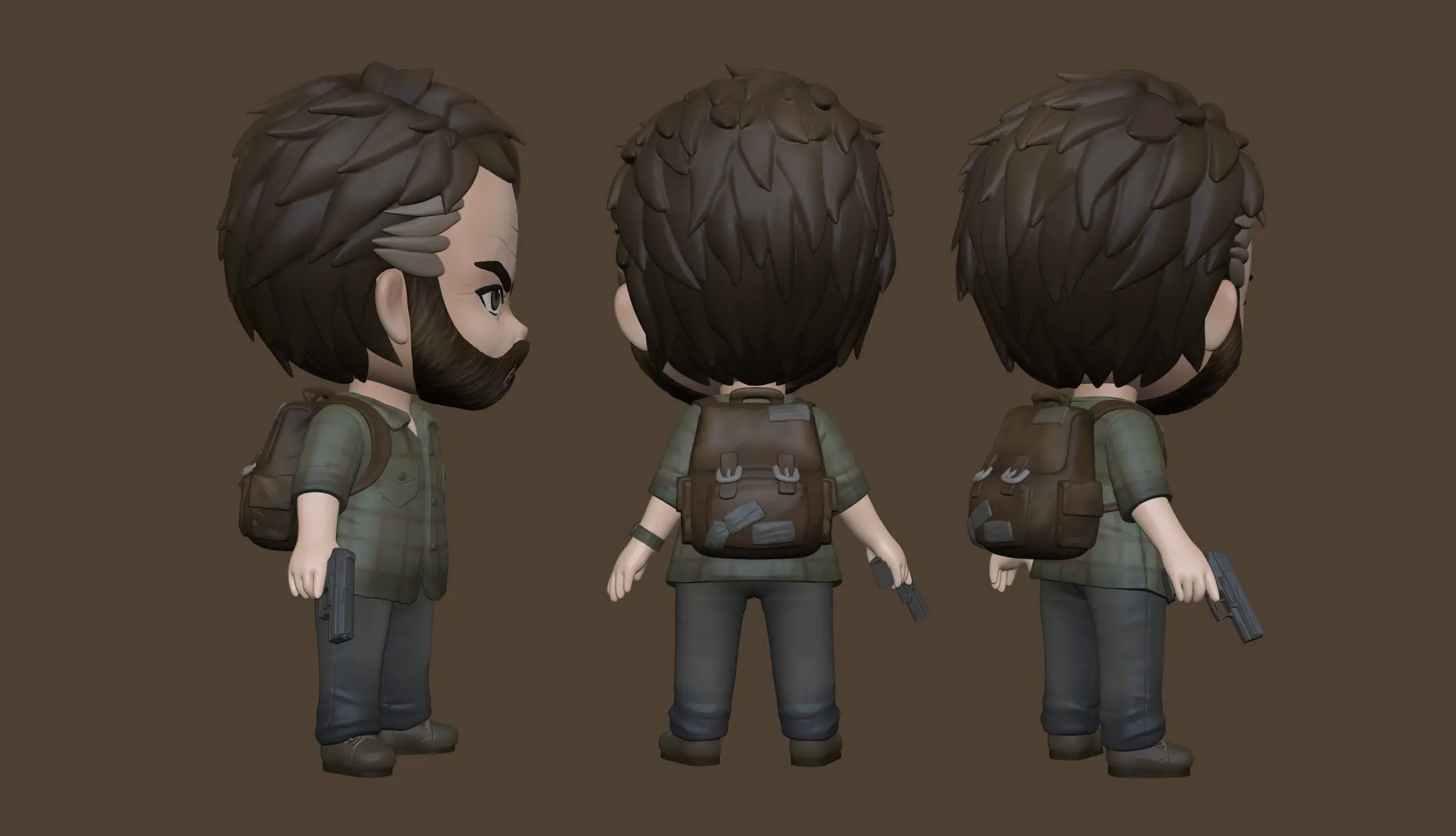 Characters & Creatures STL Download - Joel The Last of Usby Aarome Art